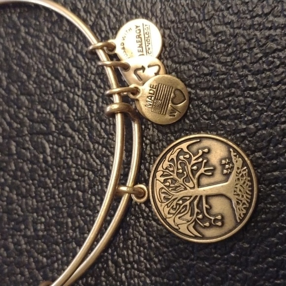Alex and Ani | Jewelry | Alex And Ani Tree Of Life Gold Charm Bracelet ...